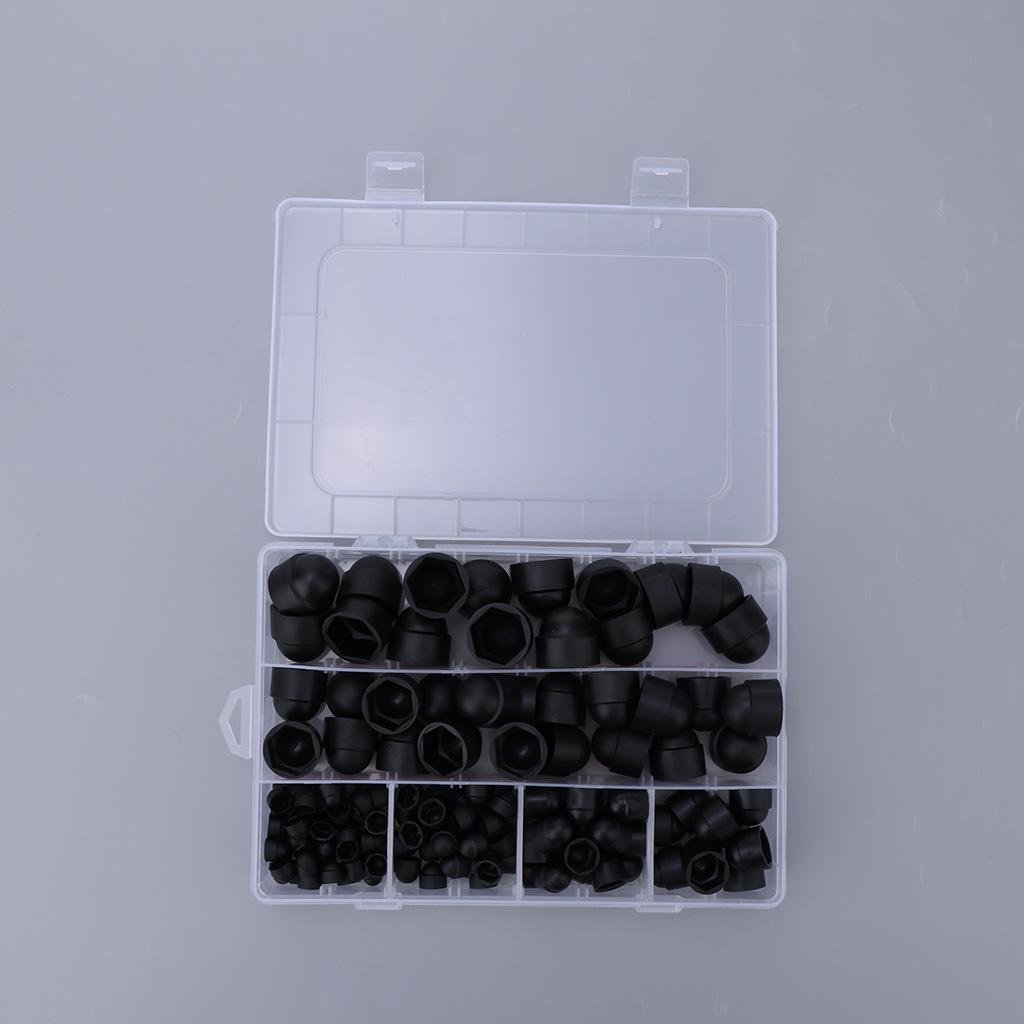 145Pcs Bolt Nut Cap Protection Cover M4 M5 M6 M8 M10 M12 Hexagon Screw uygun fiyatlı satın alın ...