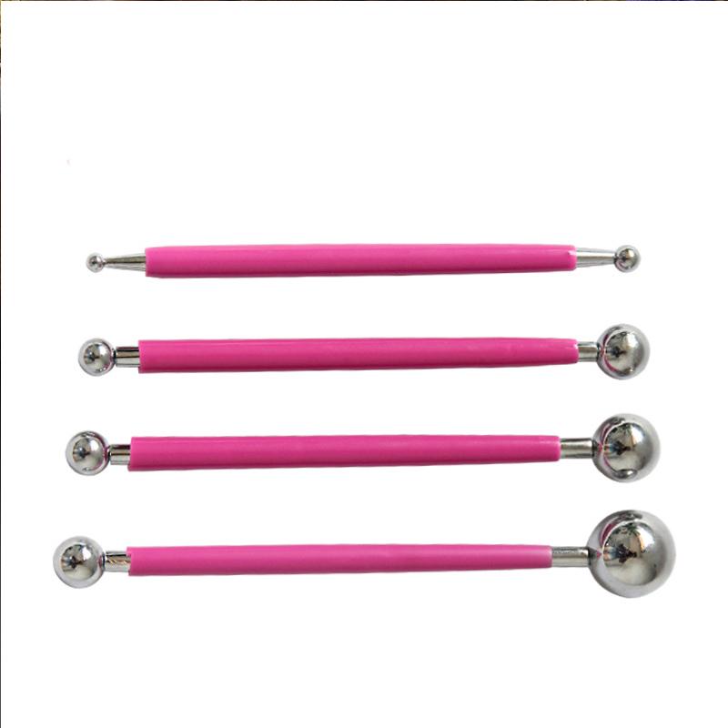Buy Fondant Cake Tools 8-head Stainless Steel Modeling Tools Cake ...