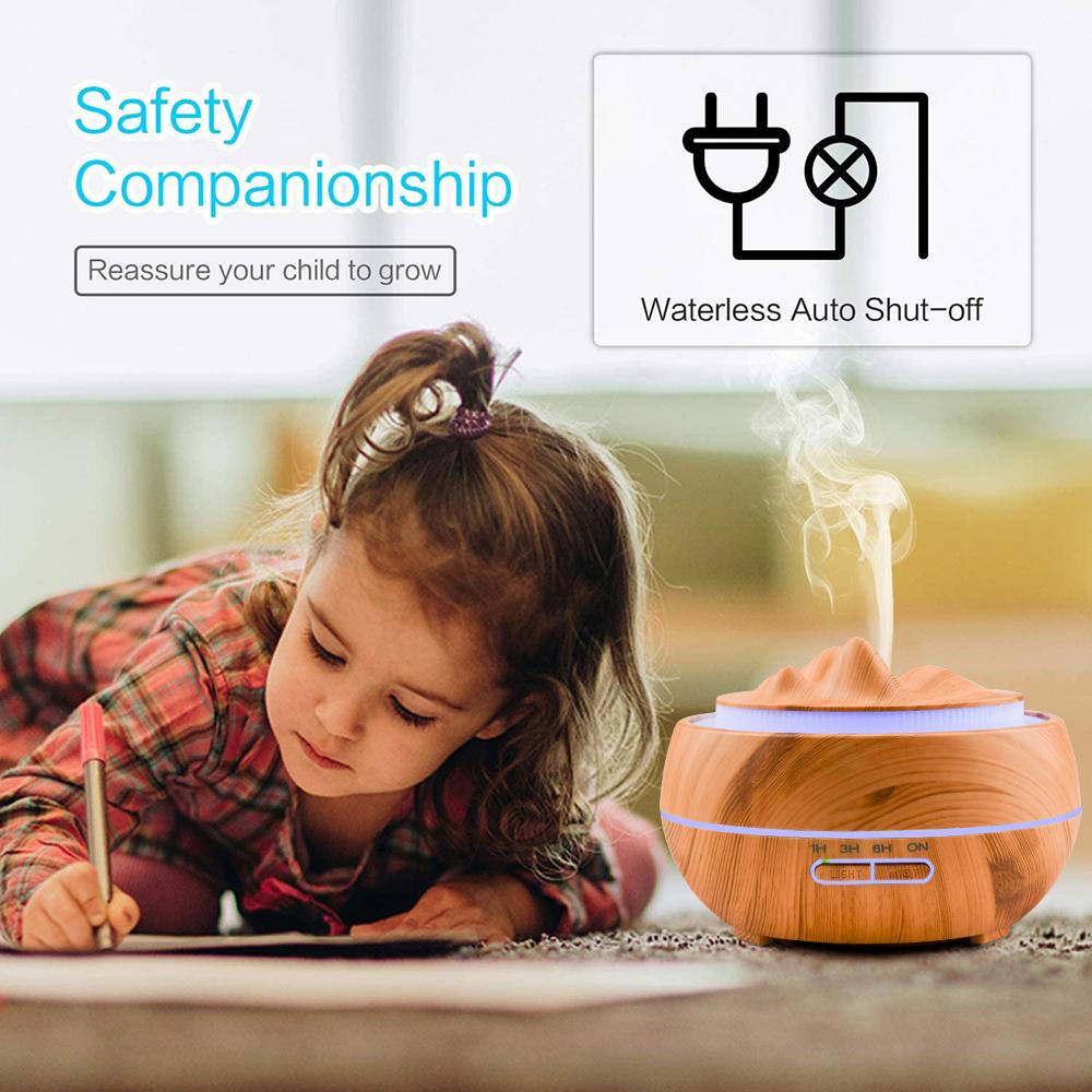 Buy European Standard 400ML Ultrasonic Aroma Diffuser Colorful Night ...