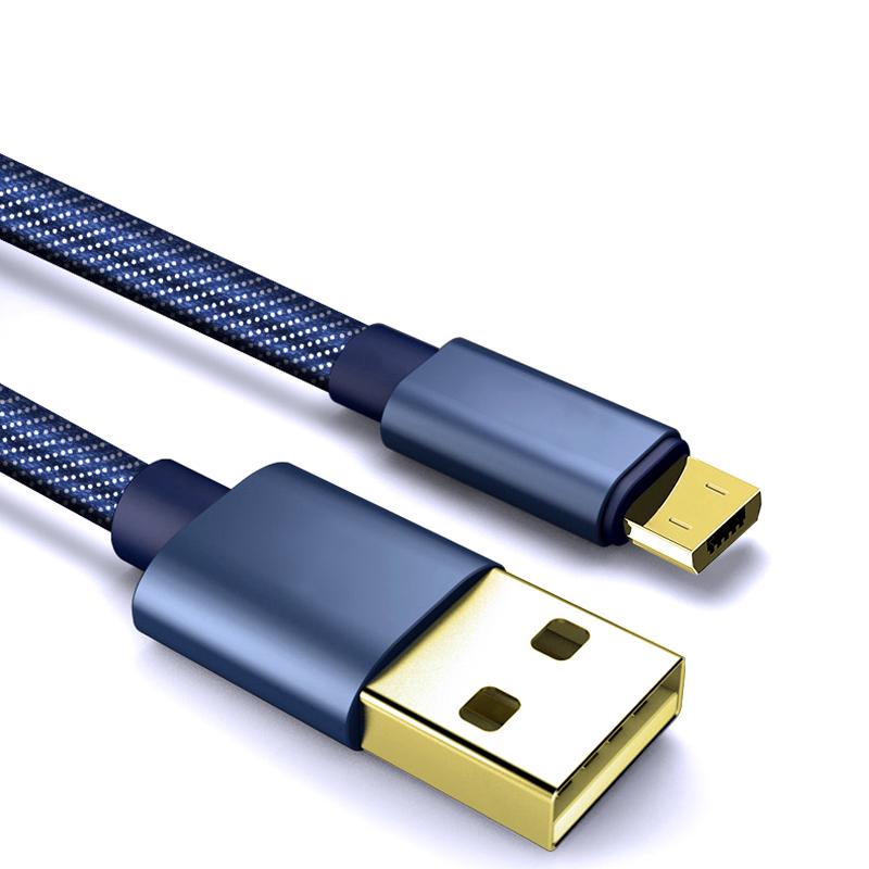 Buy Universal USB Cable Denim Usb Adapter Fast Charging Cable For ...