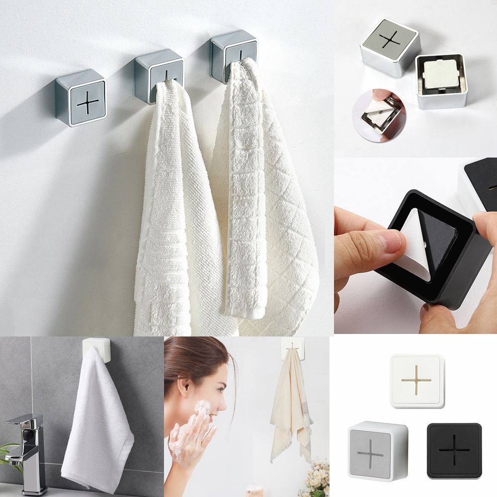 Buy Hook Kitchen Rag Adhesive Storage Clip Gadgets Hanger Towel Storage ...