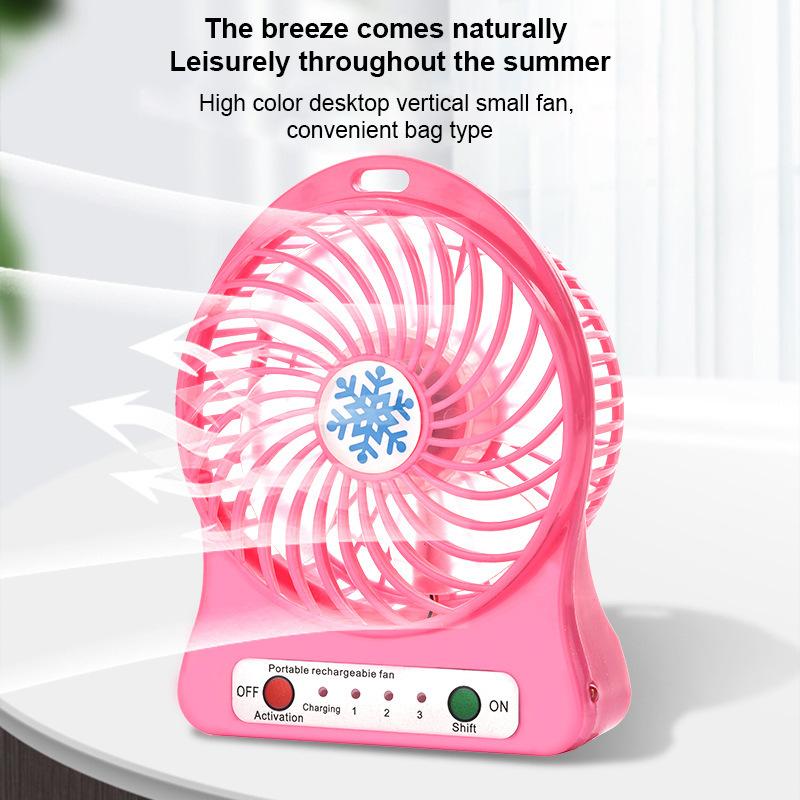 Satın alın 2023 USB Desktop Small Fan Student Rechargeable Mini Fan ...