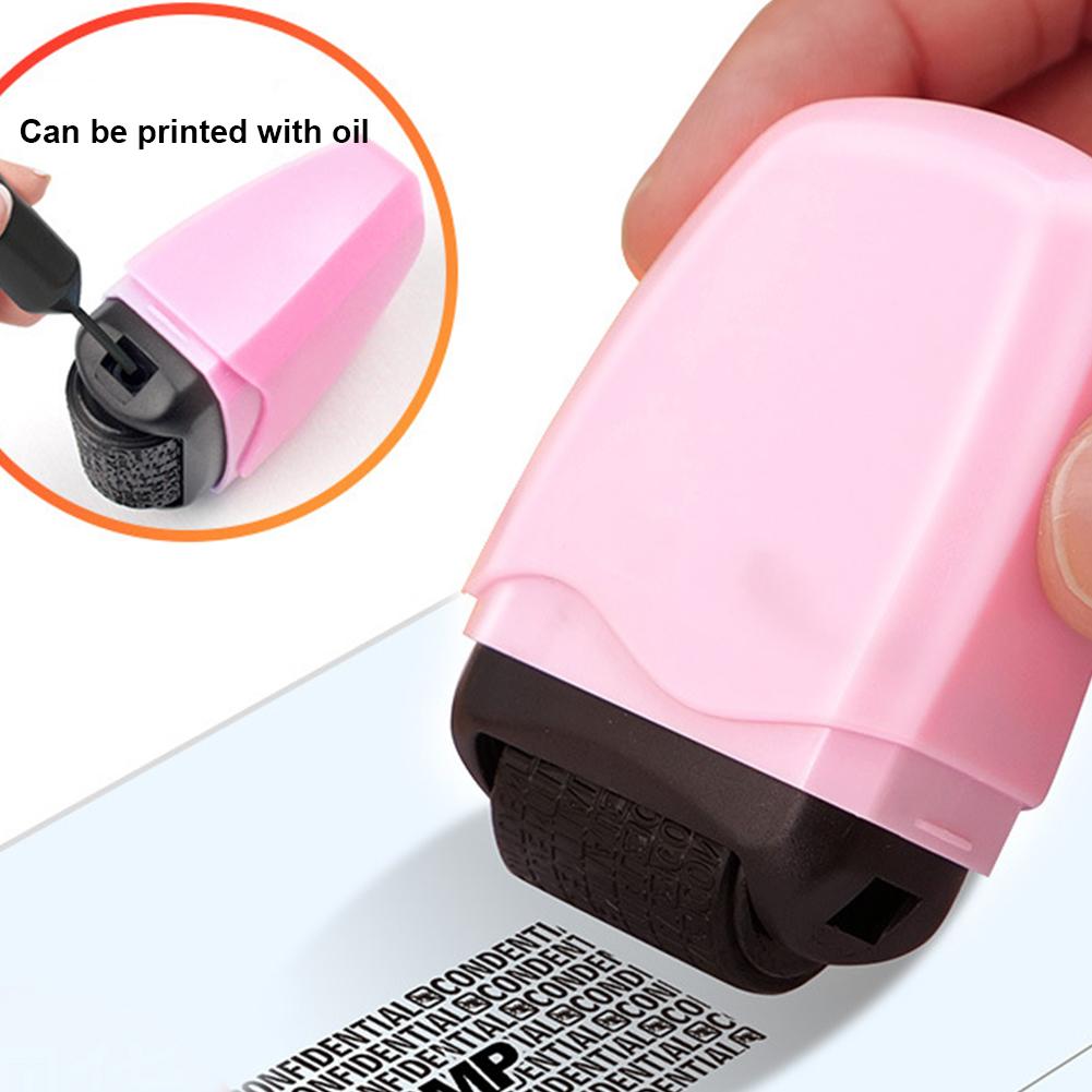Buy Mini Data Protection Roller Stamp Portable Information Coverage ...