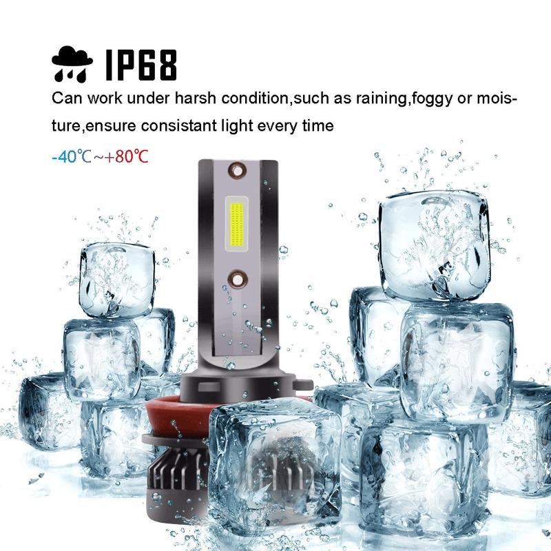 Buy Interior Design G2 Car LED Headlight Bulbs Kit 160W 30000LM 6000K ...