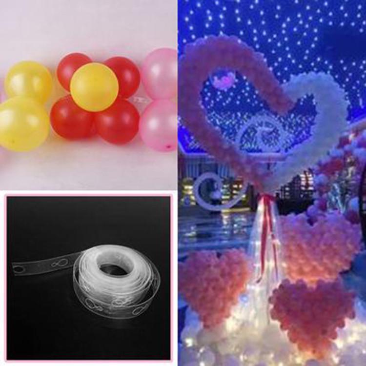 1pcs Plastic balloon chain 5m balloon fixing tool wedding balloon ...