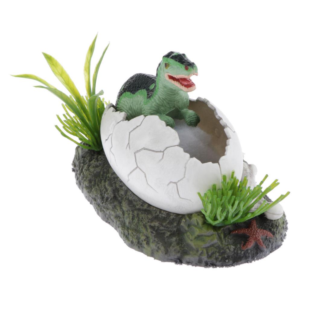 Buy Cute Dinosaur Shell Decor Ornament Reptile Hiding Cave For Fish ...