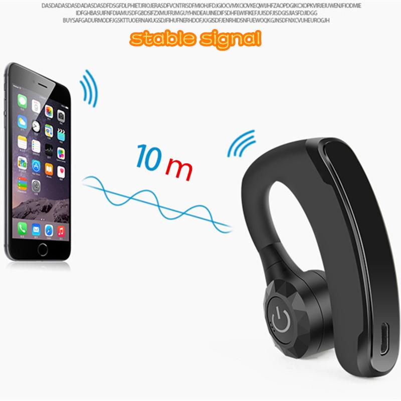 Buy V9 Handsfree Business Bluetooth Headphone With Mic Voice Control Wireless Bluetooth Headset ...