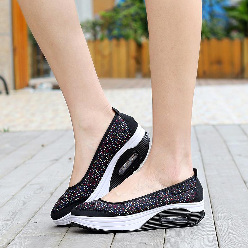 Buy Fashion Women's Shake Shoes Casual Shoes Fitness Shoes Casual ...
