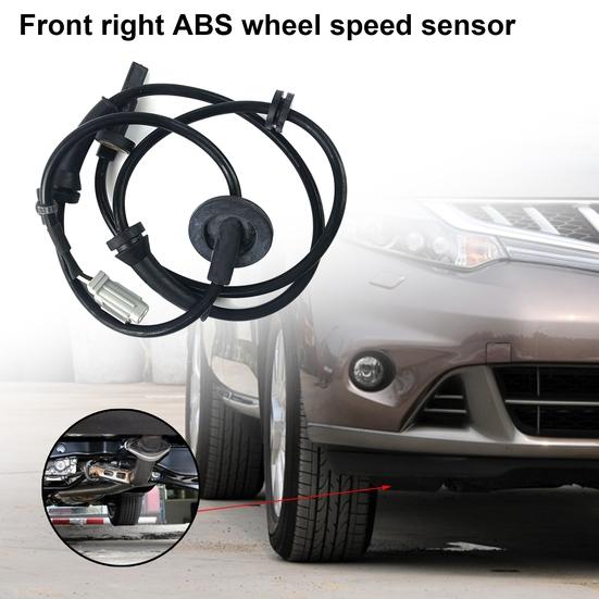 Wheel Speed Connector Assistant Sturdy Black Front Right ABS uygun ...