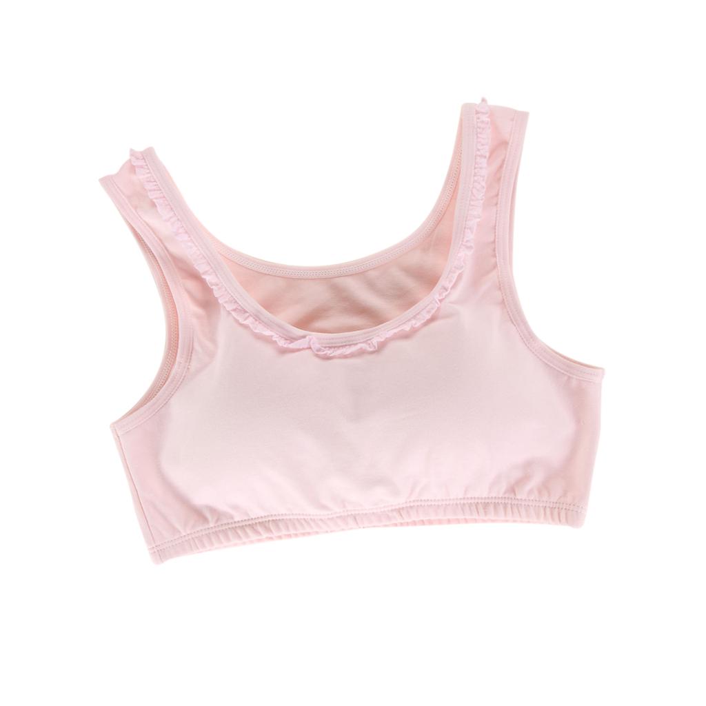 Removable Padded Girl Bralette Lovely Cotton Undercloth Comfortable ...