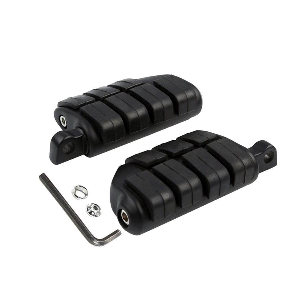Motorcycle Footpedal Footrest Foot Pads Pegs for Harley /Honda /Yamaha ...