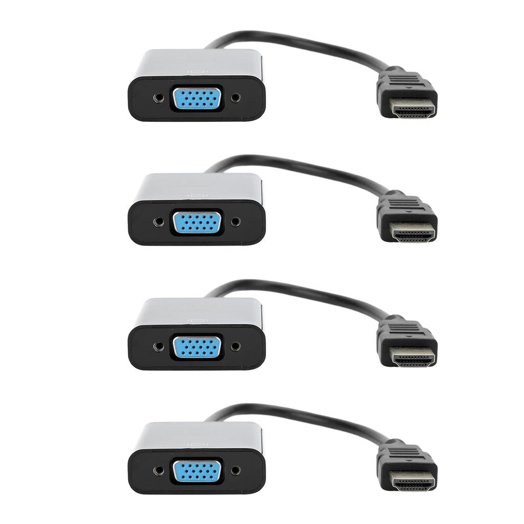 Buy 4Pcs To Vga Line Adapter Cable For Laptop Dvd For Ps3/X360 Box ...