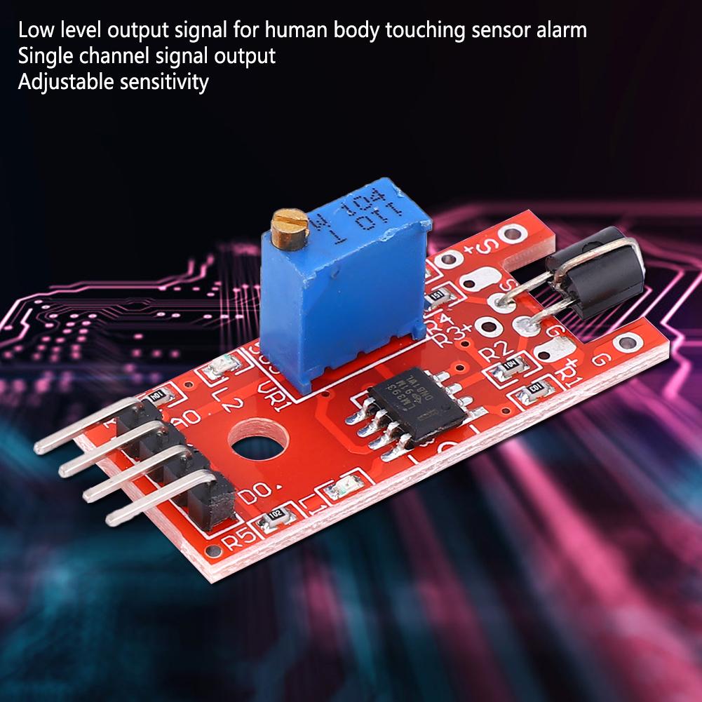 Buy 5Pcs Adjustable Sensitivity Single Channel Signal Output Human Body ...