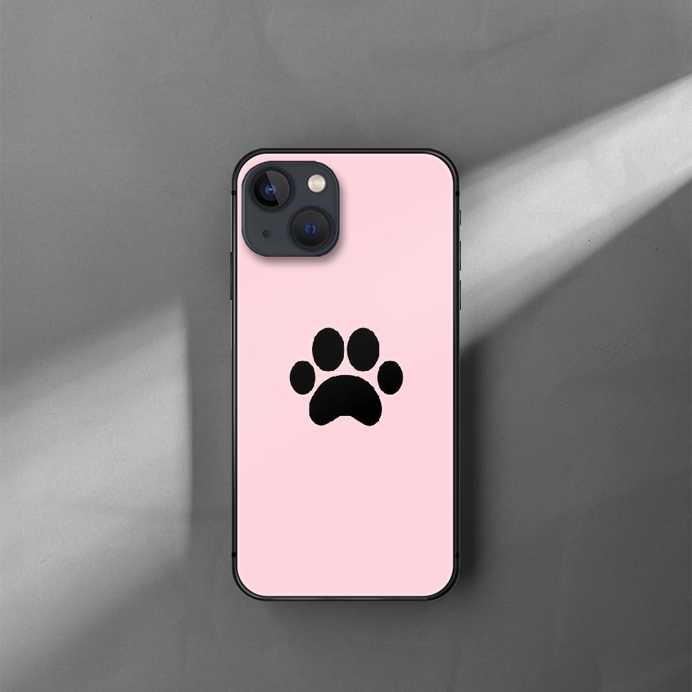 Buy Cute Dog Paw Print Black Phone Case For Iphone Xiaomi Mi Redmi ...