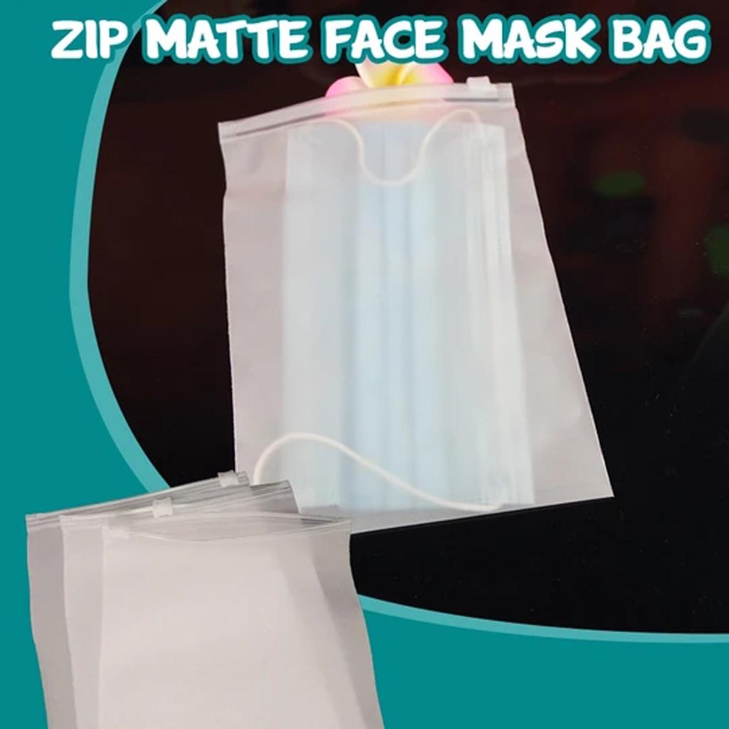 Buy CHASOEe 3pcs Waterproof Translucent Zip Mask Storage Bag Organizer ...