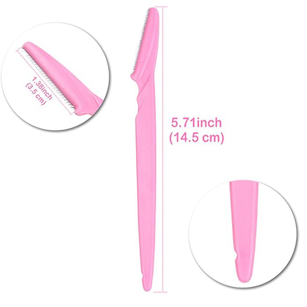 Stainless Steel Sharp Eyebrow Trimming Knife Make-Up Eyebrow Shaving ...