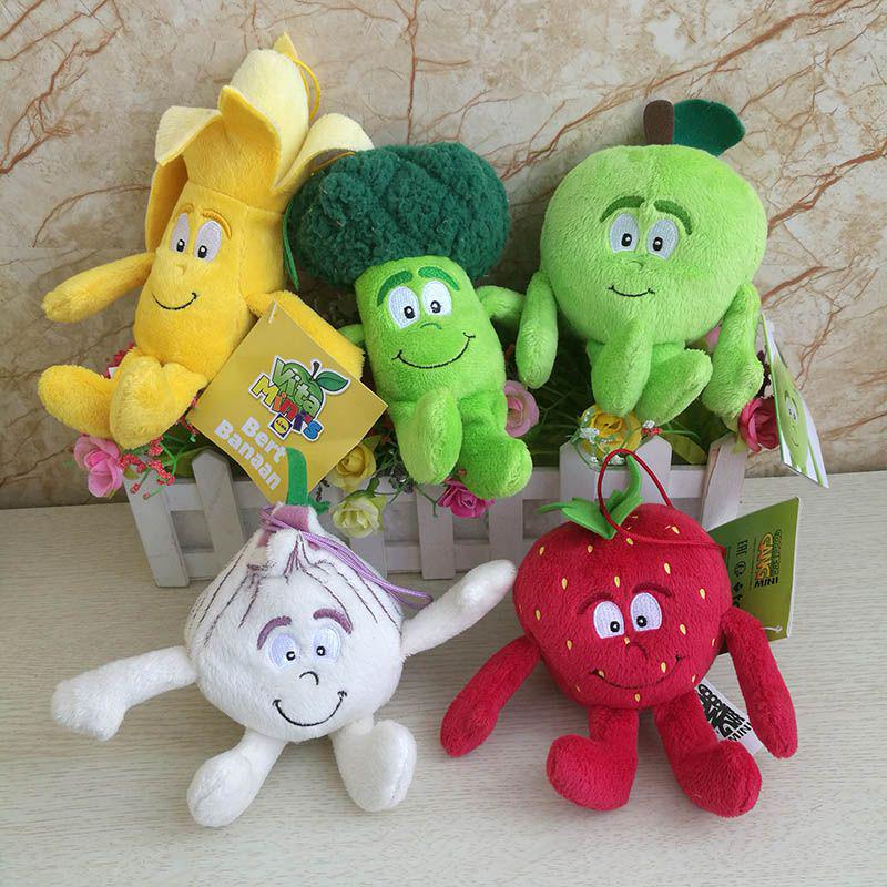 Buy 30cm Fruits Vegetables Plush Toy Garlic Strawberry Broccoli ...