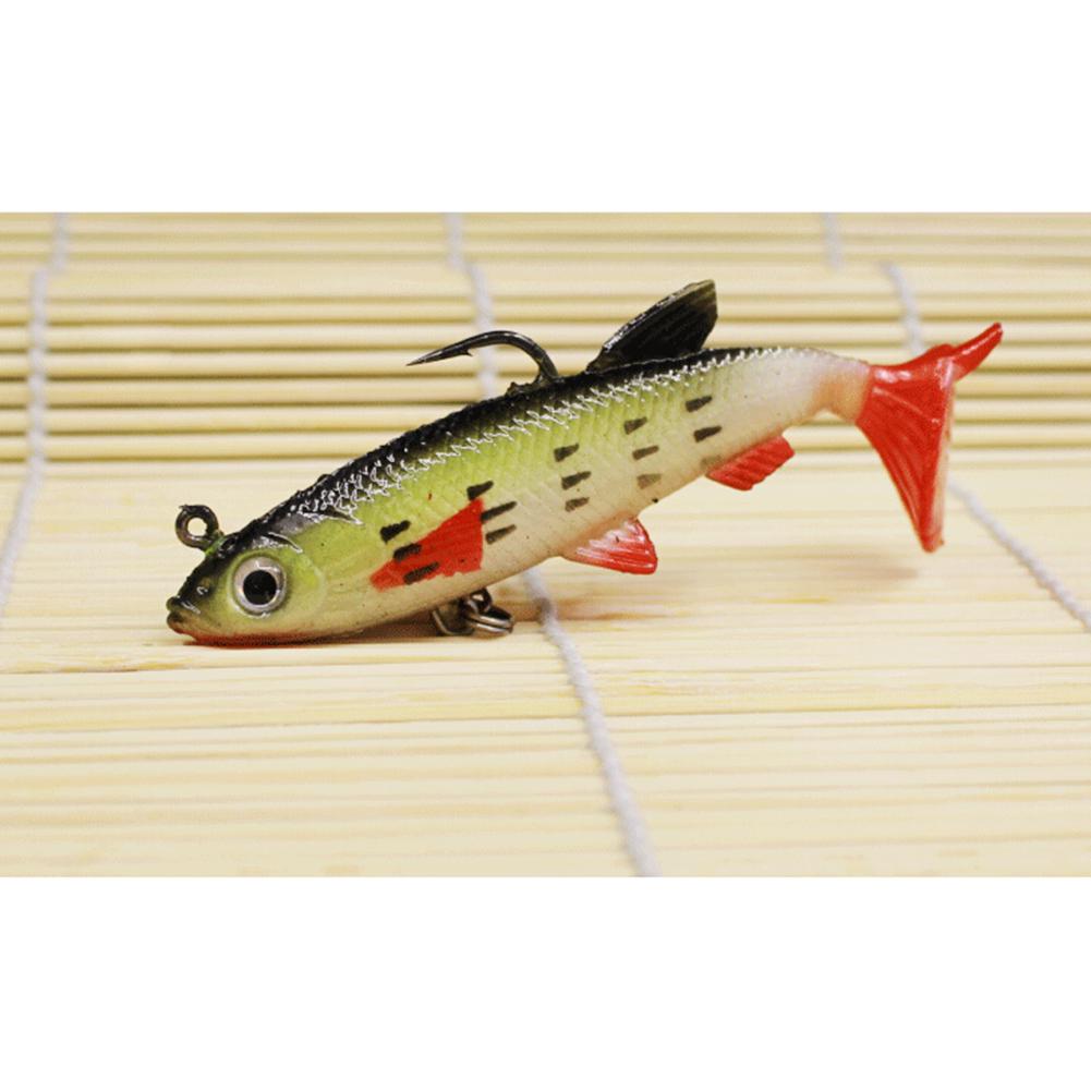 Buy T Tail Bait Bionic Bait Double Hook Bag Lead Soft Bait 8-9cm 14g at ...