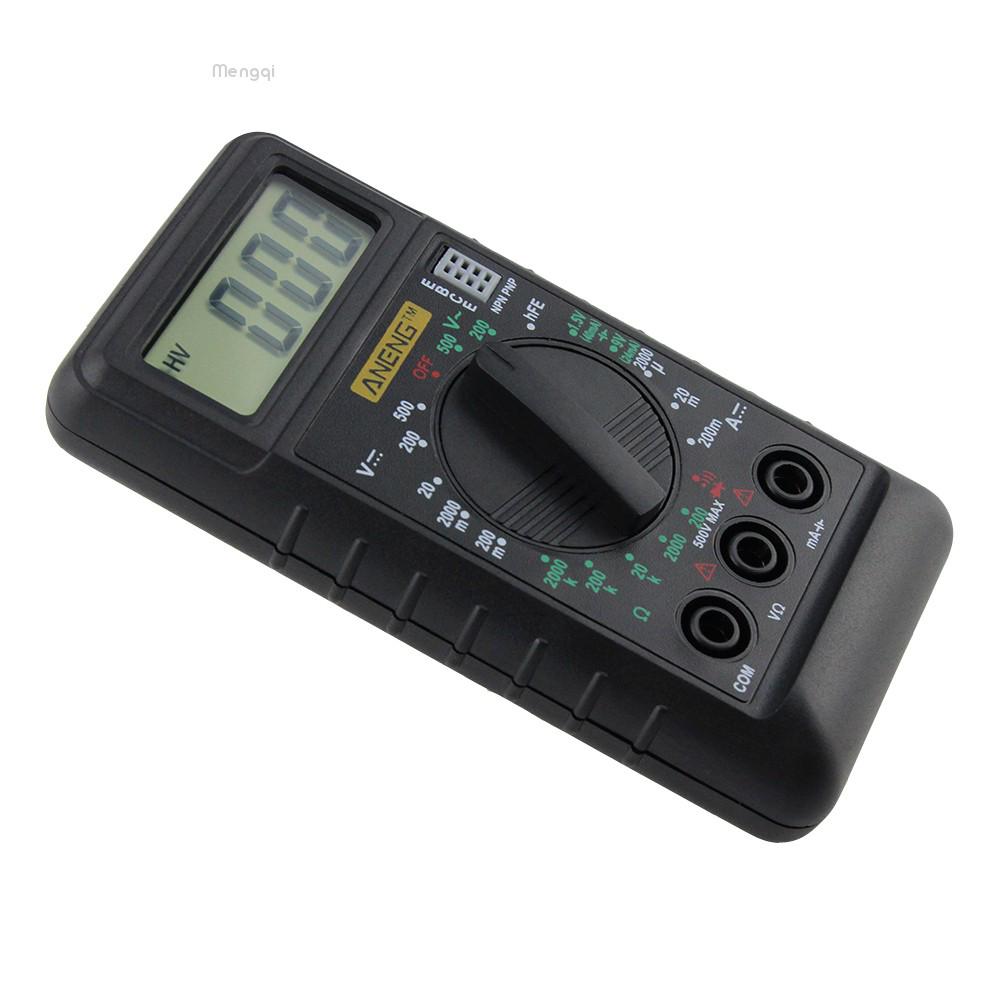 Buy Mini Pocket LCD Digital Multimeter Volt AC DC Ohm Meter Tester with ...