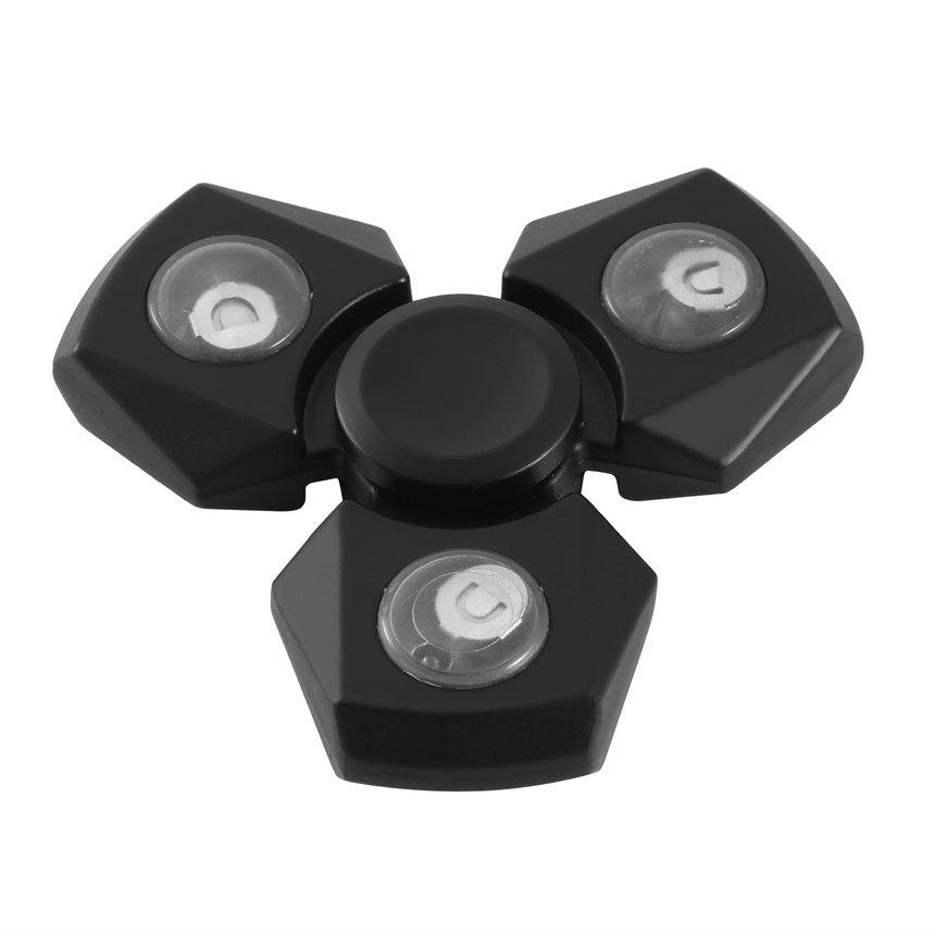 💰Kaufe KC Tri-spinner Zinc Alloy LED Light Hand Spinner Toy Coloured ...