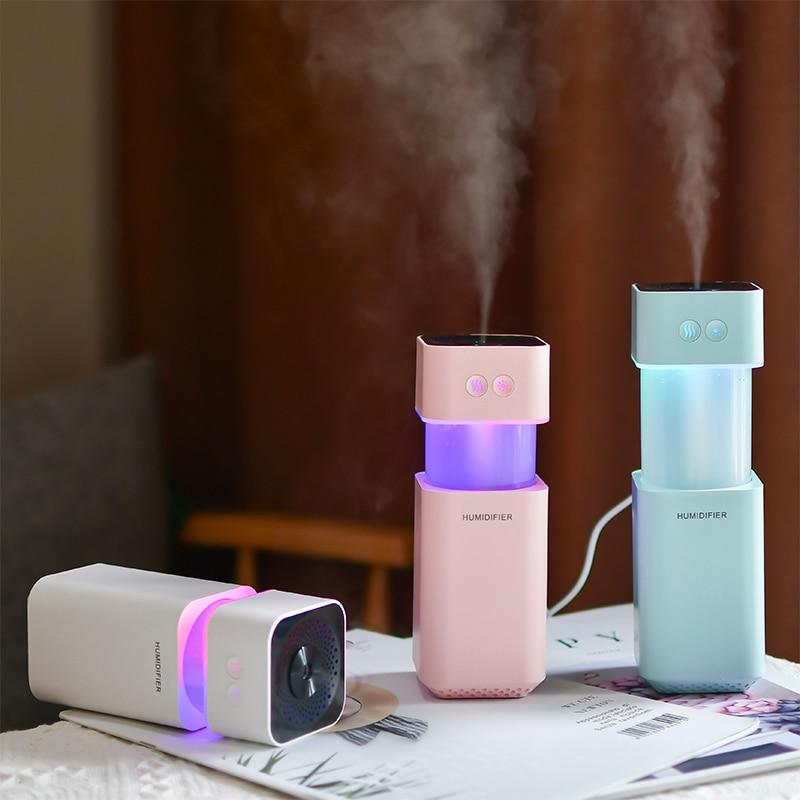 Kjøp Air Humidifier USB Charging Spin Discoloration Led Night Light ...