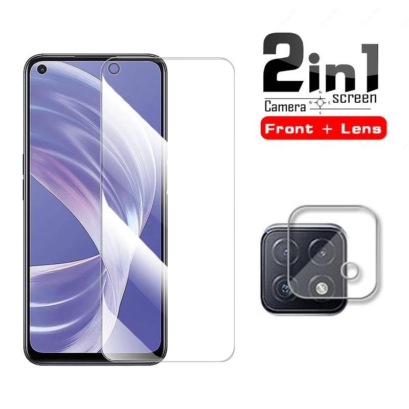 Buy 2in1 Glass For OPPO A73 A53 A53S A93 2020 5G Tempered Protective ...