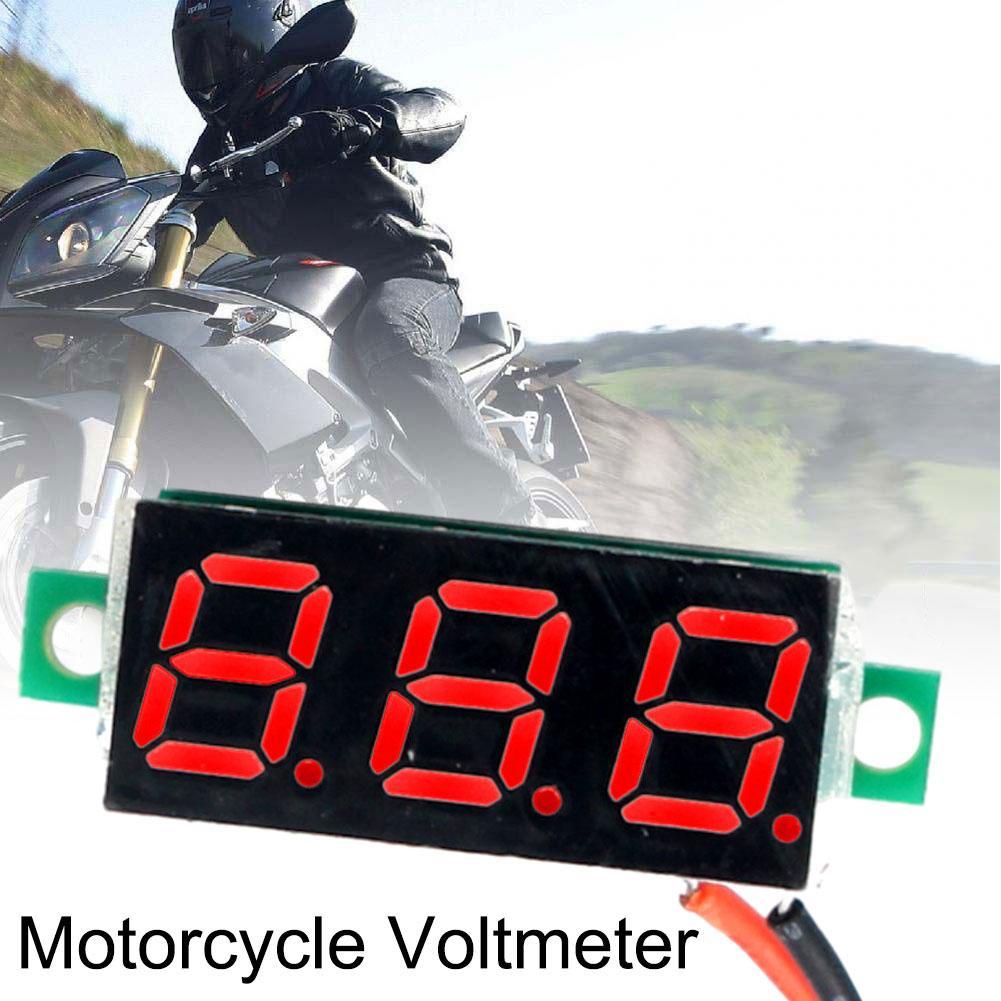 Buy DC 4.5V-30V 2-Wire Voltmeter 3-Digit LED Display Panel Voltage ...