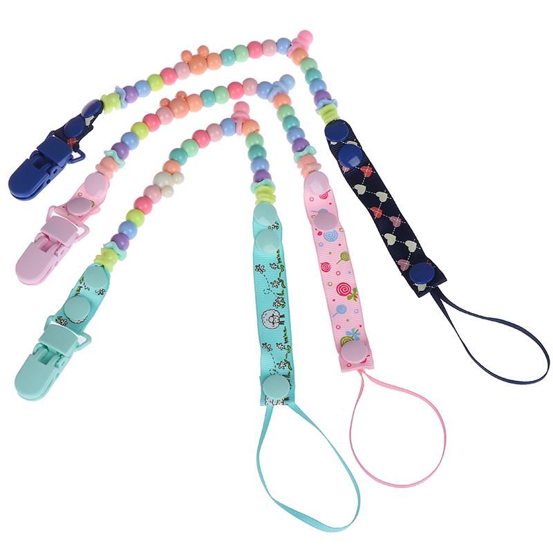 Buy 1Pc Baby Pacifier Clip Chain Born Dummy Pacifier Chain Clip Holder ...