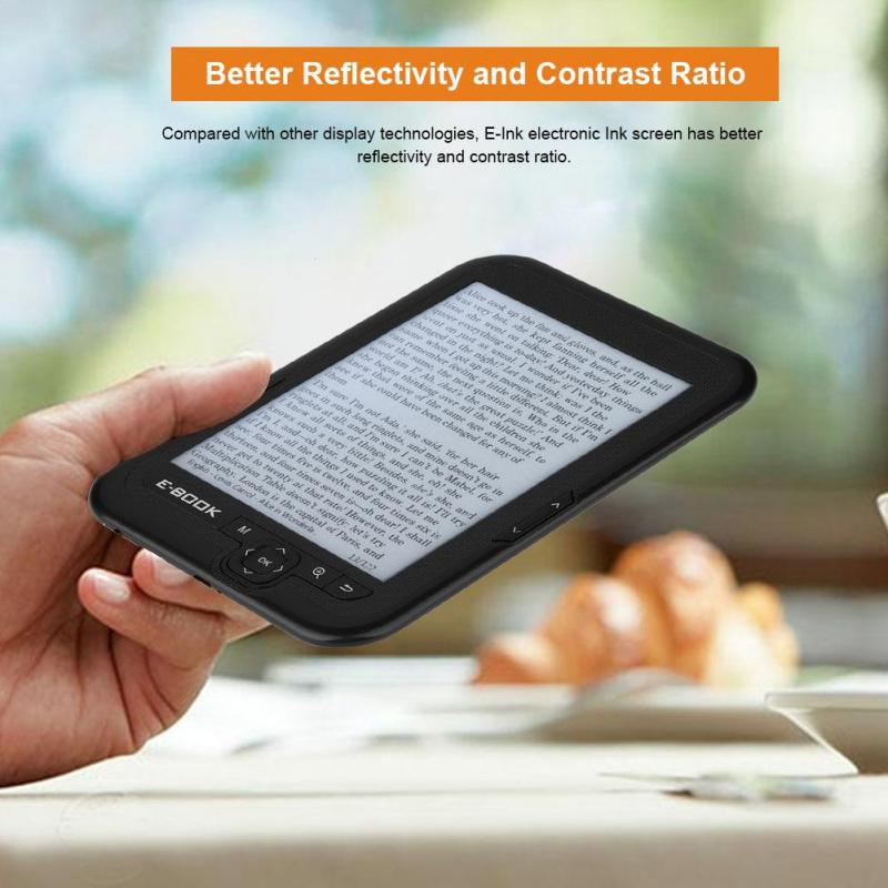 Buy E-BOOK Reader E-Ink 6 Inch E-reader 800x600 Resolution Display ...