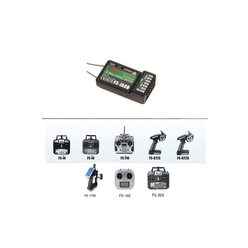 Buy Flysky 2.4G 6CH FS-iA6B Receiver PPM Output With iBus Port at ...