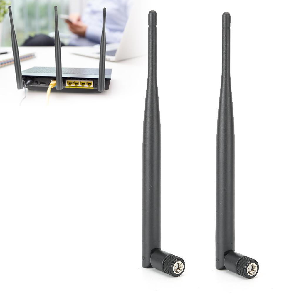 WiFi Antenna 2 Pcs 6DB High Gain 2.4/5G Dual‑Band Router Antenna ...
