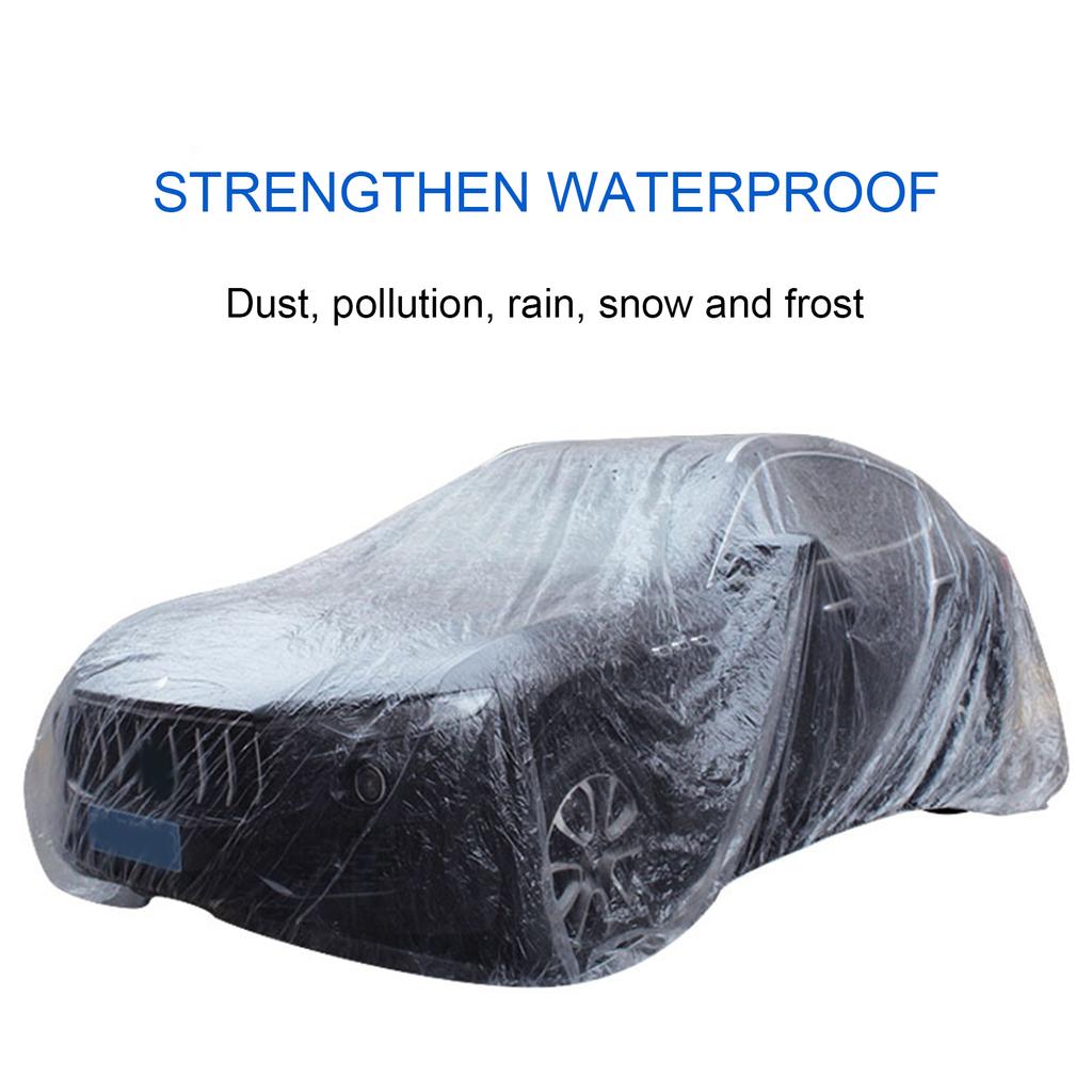 Buy Transparent Car Vehicle Dustproof Waterproof Disposable PE Film ...