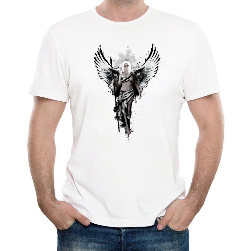 Buy Summer Men T Shirts Newest Fashion Valkyrja Design T Shirt Short ...