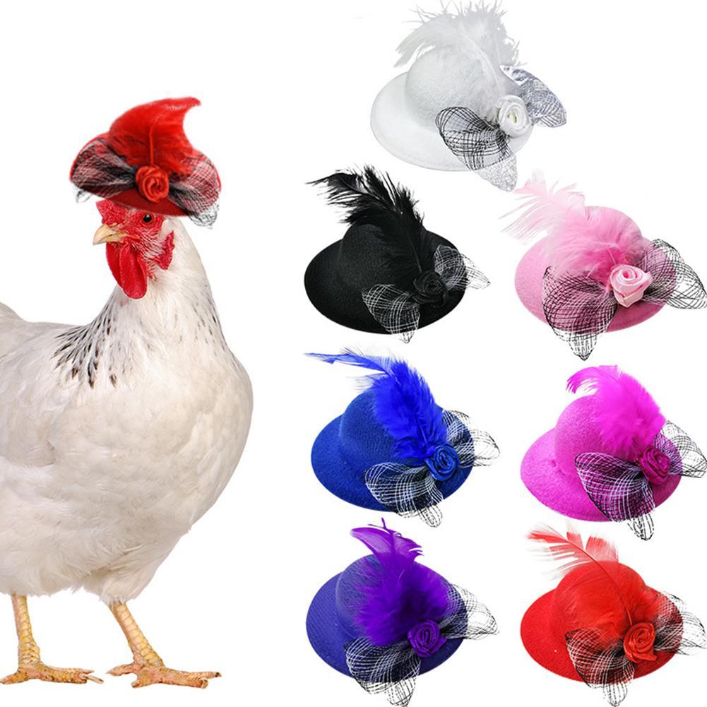 Buy Hen Hats Chicken Caps For Small Pet Funny Chicken Hat Accessories ...