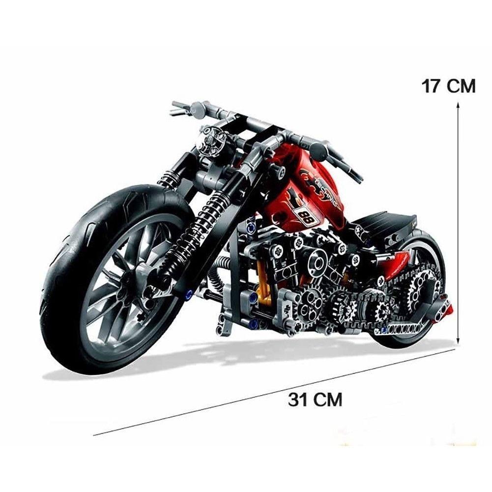 Buy 378PCS Motorcycle Assembling Educational Toys DIY Blocks Model ...