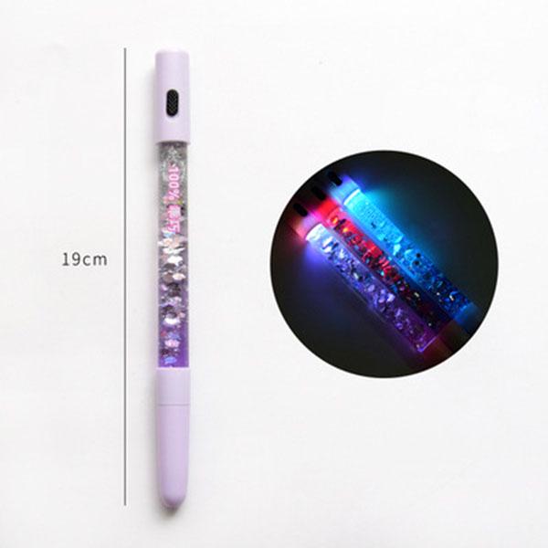 Bling Glitter Dynamic Liquid Quicksand Pen Novelty Present Stationery ...