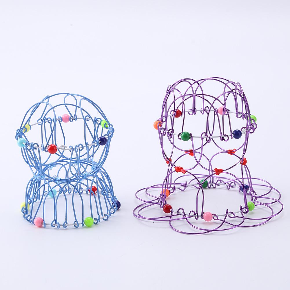 Kid Mandala Fidget Toys Variety Flower Basket Steel Ring Anti-Stress ...