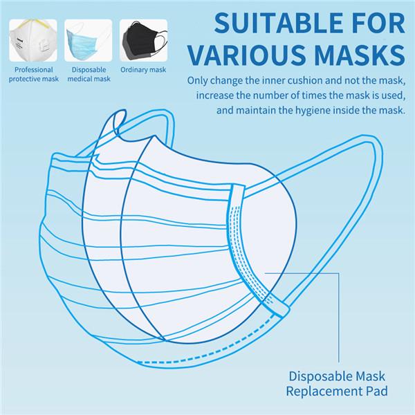 Cheap 50Pcs Replaceable Disposable 3 Layer Masks Gasket Safety Filter ...