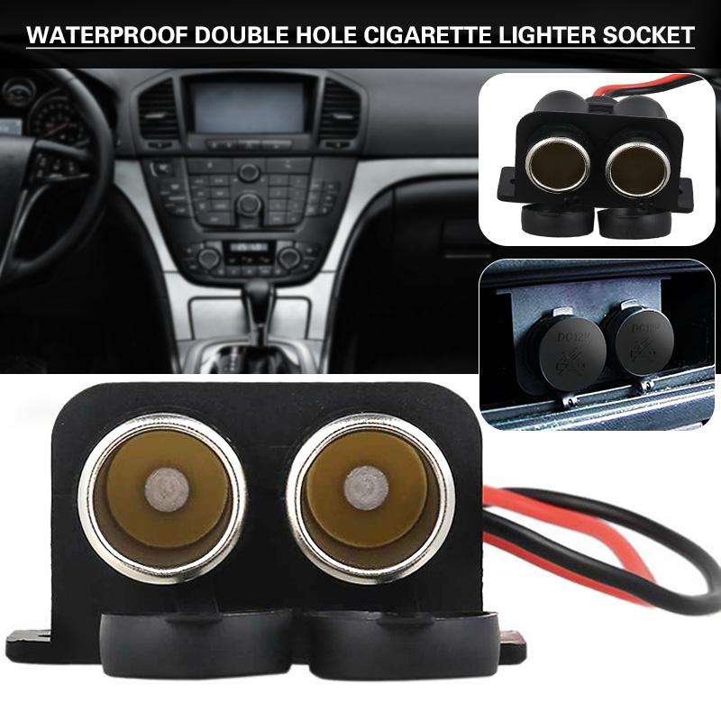 Buy Maijiabao DC 12V Car Auto Cigarette Lighter Double Female Socket ...