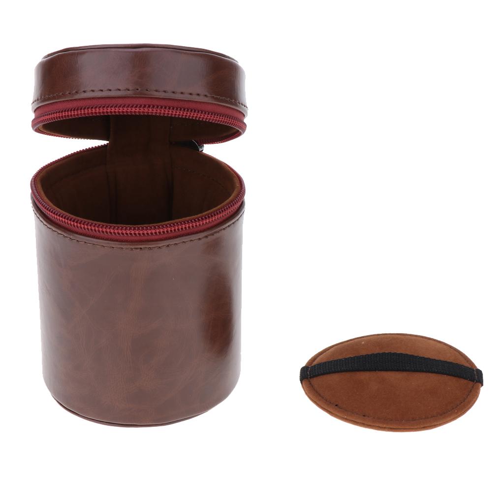 PU Leather Pouch Protective Lens Case Bag Cover for DSLR Camera uygun ...