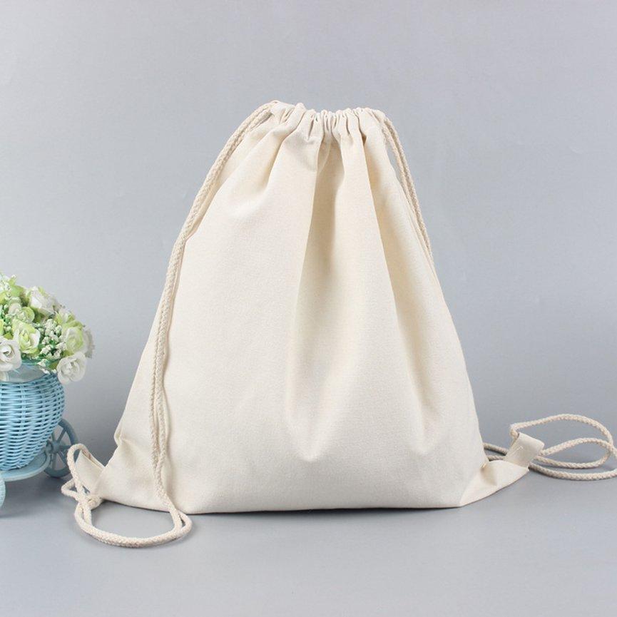 Buy Pearliky Lightweight Versatile Drawstring Bag Canvas Drawstring Bag ...