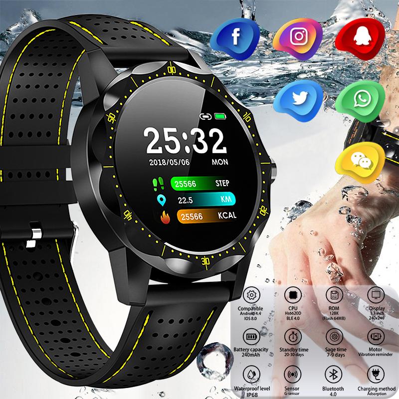 Buy Smart Watch Waterproof Stopwatch Heart Monitor Fitness Tracker ...