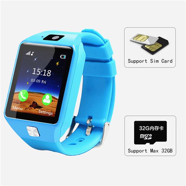 Touch Screen Children Smart Watch Wrist Anti-Loss Bluetooth Dialer ...