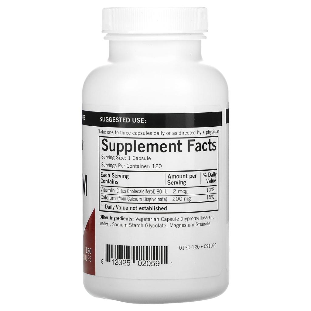 Buy Kirkman Labs, Calcium, 200 mg, 120 Capsules at affordable prices ...