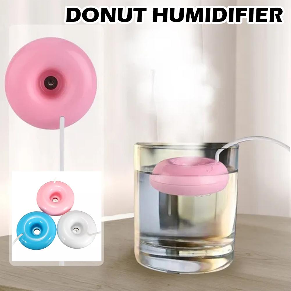 Buy Mini Donut Negative Ion Humidifier USB Desktop Donut Round ...