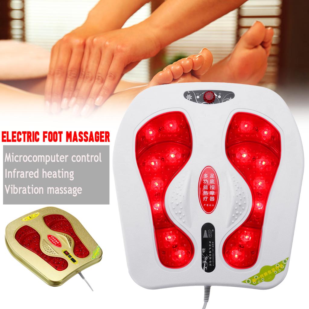 Buy Electric Foot Massager Vibration Infrared Heating Magnetic Therapy ...
