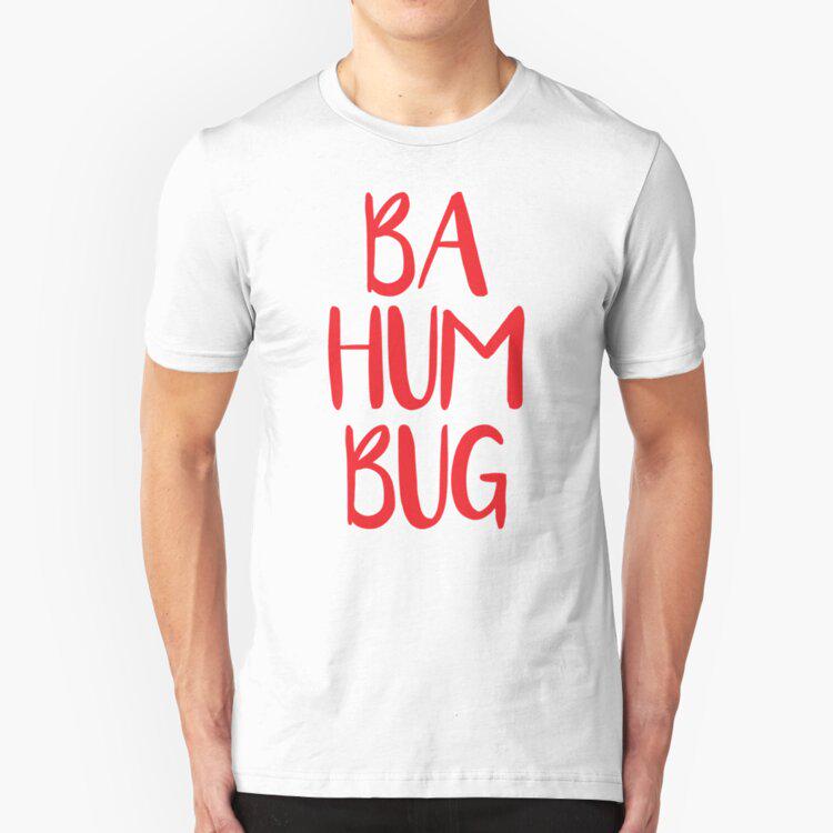 Ba Hum Bug Cotton White Tees Summer Men T Shirts Male Casual Style ...