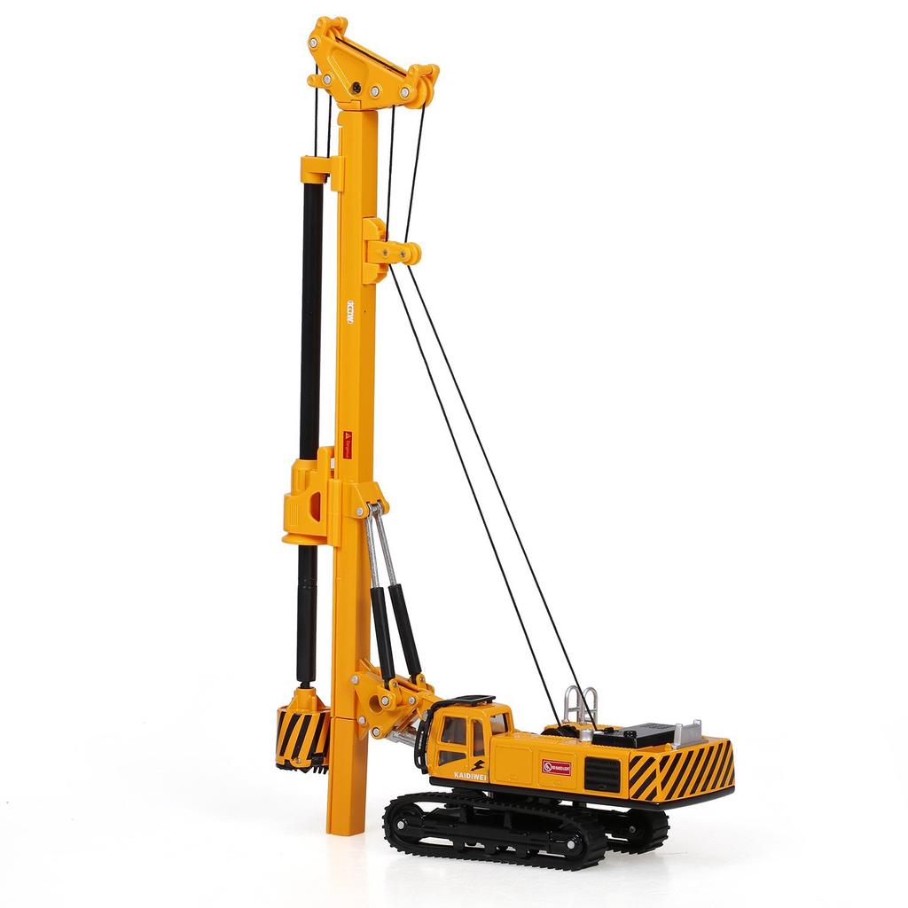 Buy 1:64 Rotary Drilling Rig Crawler Excavator Diecast Construction ...