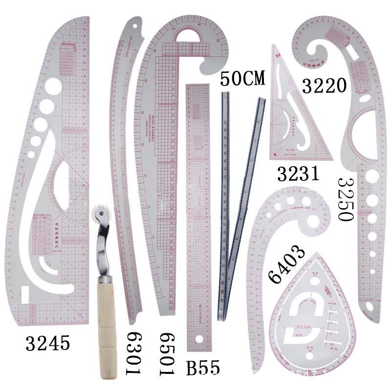 Buy DIY Clothing Rulers Sewing Patchwork Curve Rulers Drawing Cutting ...