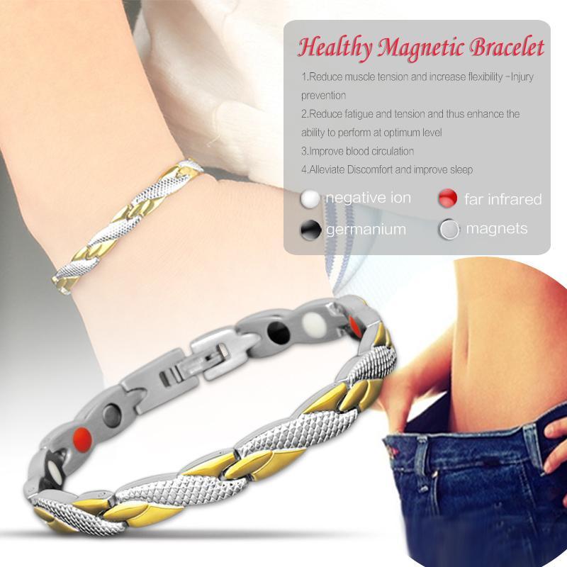 Buy Dragon Design Health Bracelet Weight Loss Bracelet Titanium Steel ...